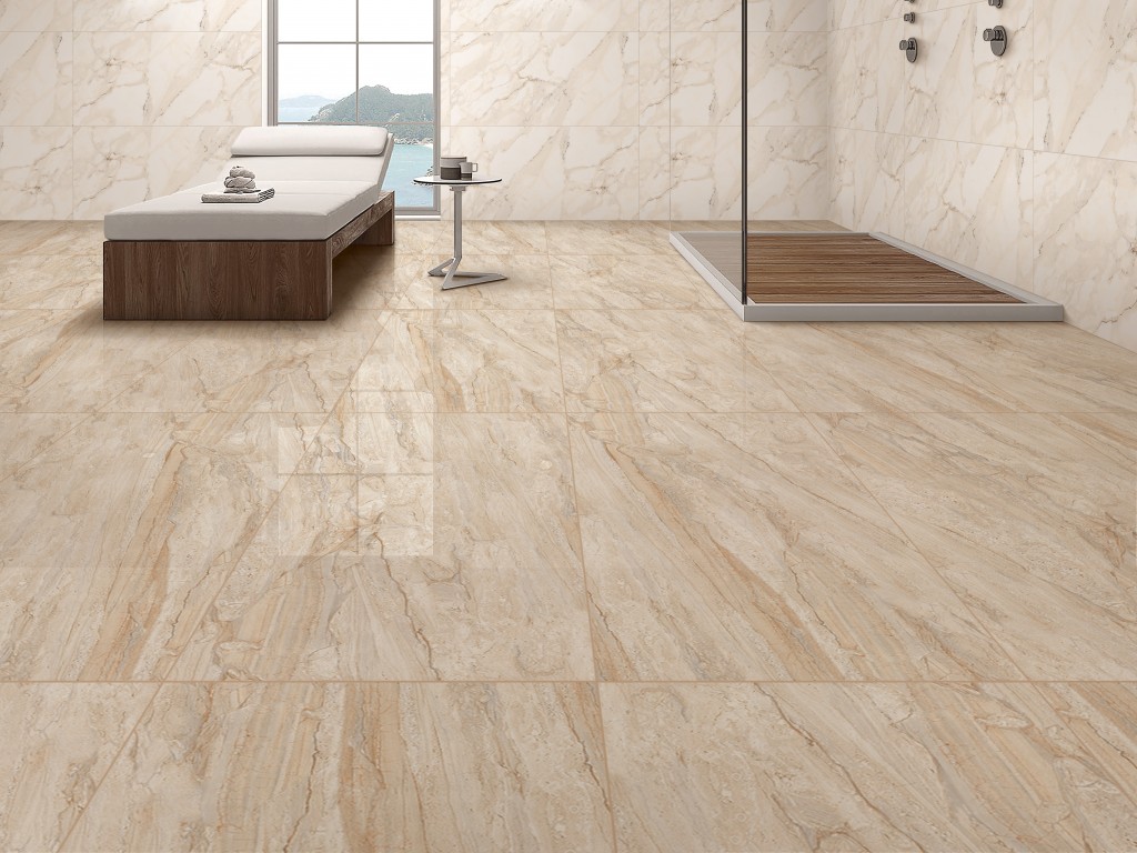 GRESIE SAHARA GREEN - 60X120 cm, porțelanată lucioasă, rectificata, în ...