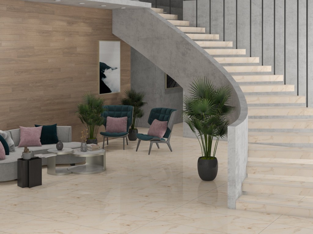 GRESIE SAHARA GREEN - 60X120 cm, porțelanată lucioasă, rectificata, în ...