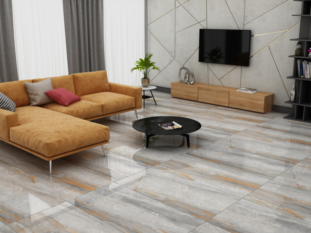 Gresie interior si exterior 60X120 cm ELECTRA GREY, portelanata ...