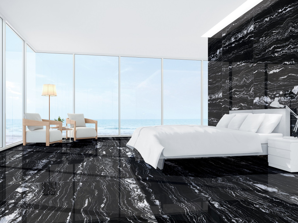 Gresie interior si exterior 60X120 cm ALBANIA BLACK, portelanata ...