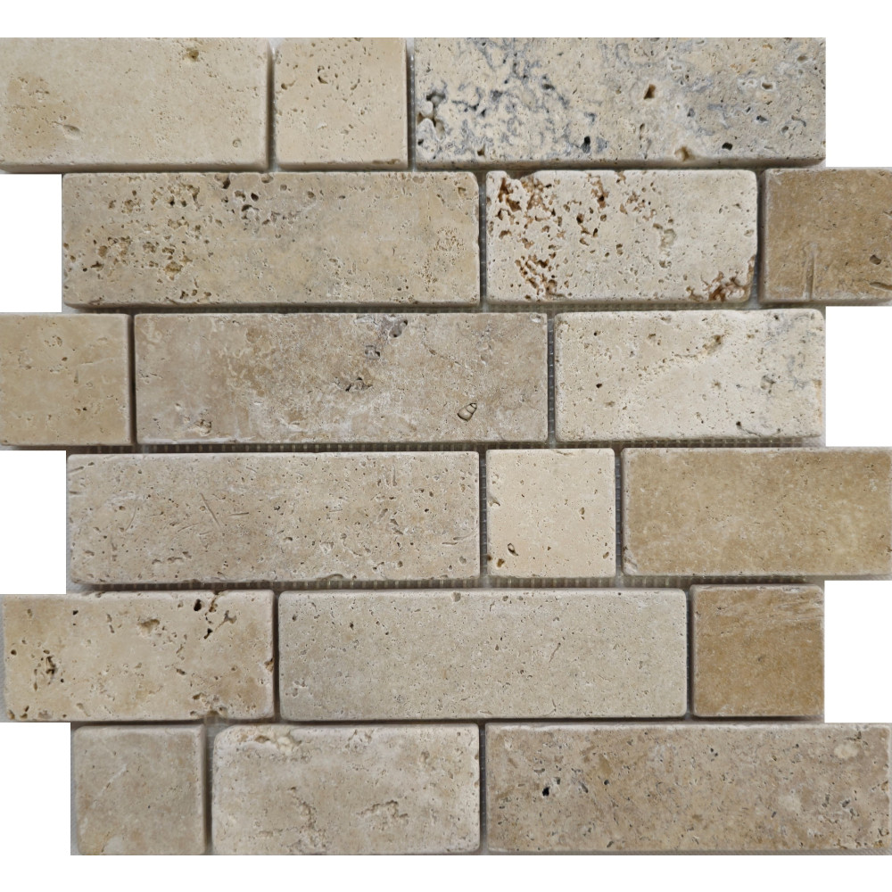 MOZAIC DIN TRAVERTIN RUSTIC LINEER - 30.5X30.5 cm, grosime 1 cm ...